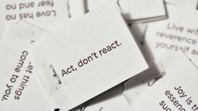 Taking Control of Your Reactions